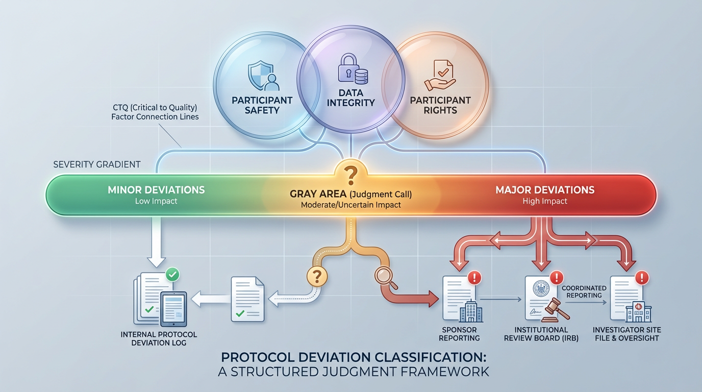 Types of deviations: major, minor, and the gray area between ...